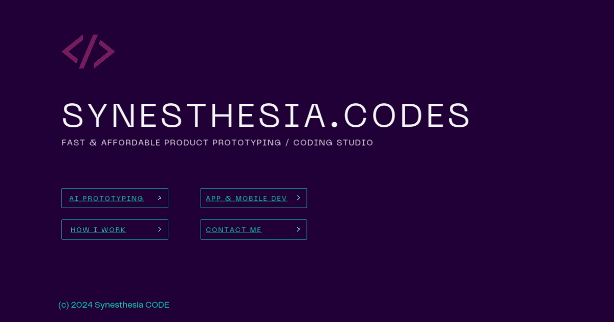 Synesthesia.Codes